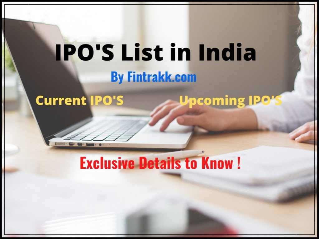 Current and Upcoming IPO's in India: Latest List | Fintrakk