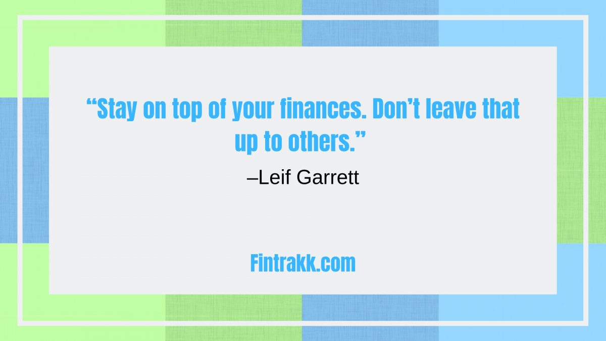Best Finance Quotes: Financial & Money Management made easy | Fintrakk