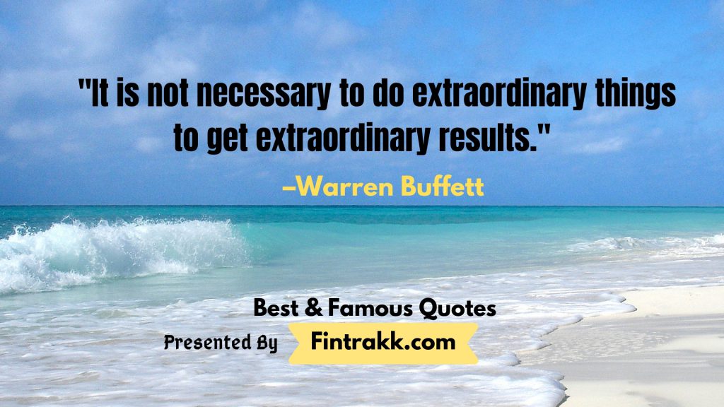 Famous Warren Buffett Quotes: Best on Investing, Success & Life | Fintrakk