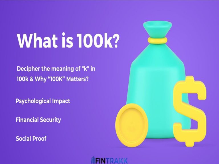 What is 100k? What does “k” mean? | Fintrakk